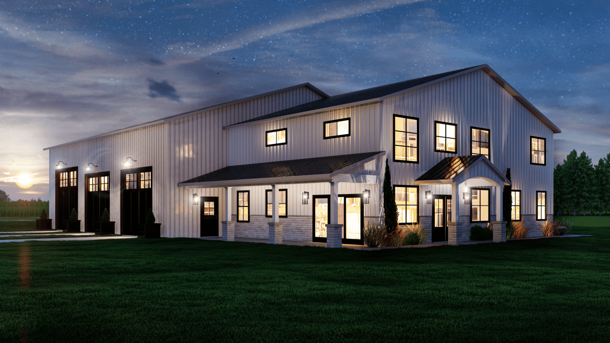 Milmar Buildings Barndominium Plans | The Red Lodge